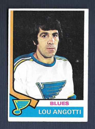 1974-75 Topps Lou Angotti #63 St. Louis Blues EX | eBay