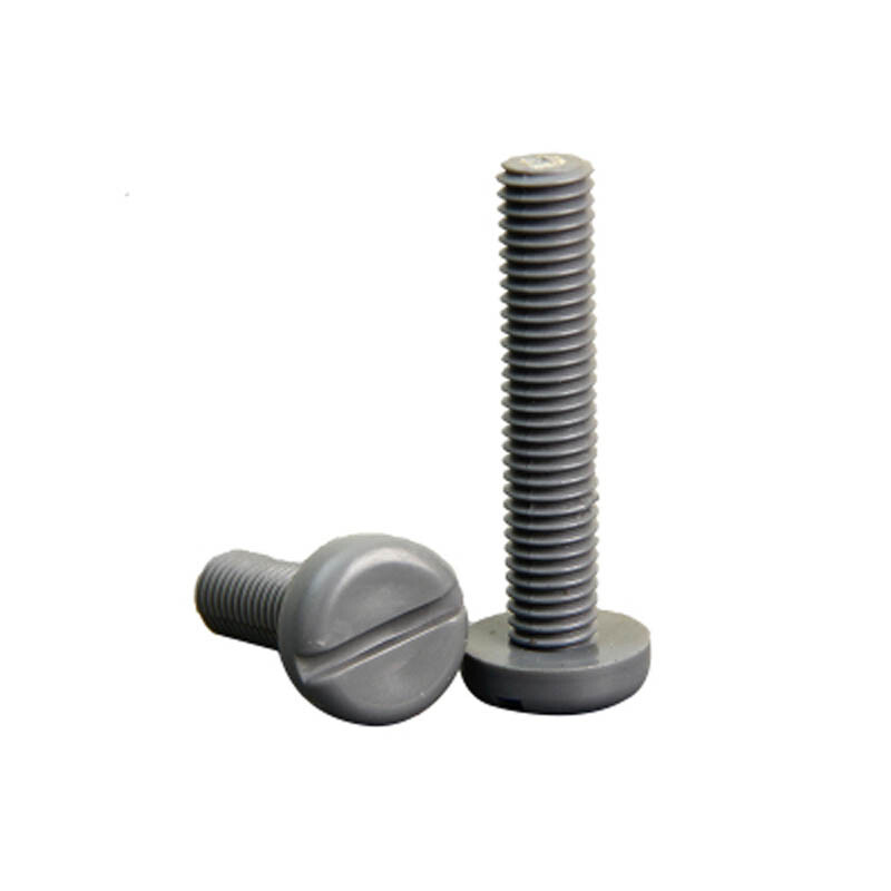 10pcs M3 PVC Slotted Screws Pan Round Head Plastic Insulation Screw ...