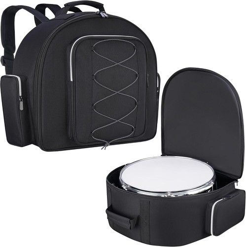 Snare Drum Backpack Bag 14x6.5'', 8MM Padded, Multi-pocket, Durable | eBay