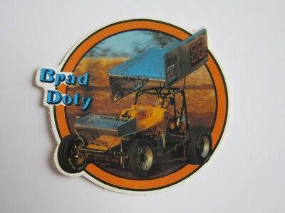 Vintage BRAD DOTY World Of Outlaws SPRINT LEGEND Racing STICKER Decal ...