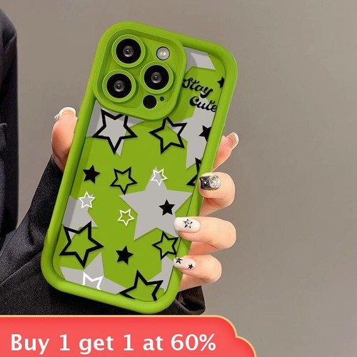 Star Cell Phone Case For iPhone 16 15 14 Pro Max Plus 13 11 12 ...