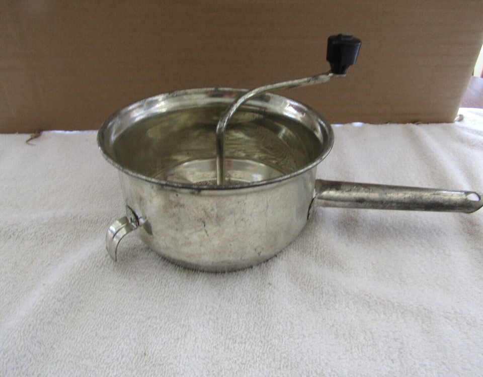 VINTAGE FOLEY FOOD MILL No. 101 STAINLESS STEEL 2 QUART MASHER RICER ...