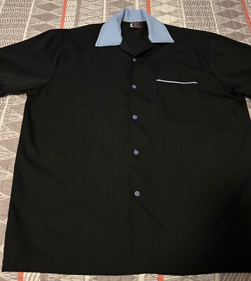 Daddy O's Shirt Mens Short Sleeve Button Retro Bowling Rockabilly VLV ...