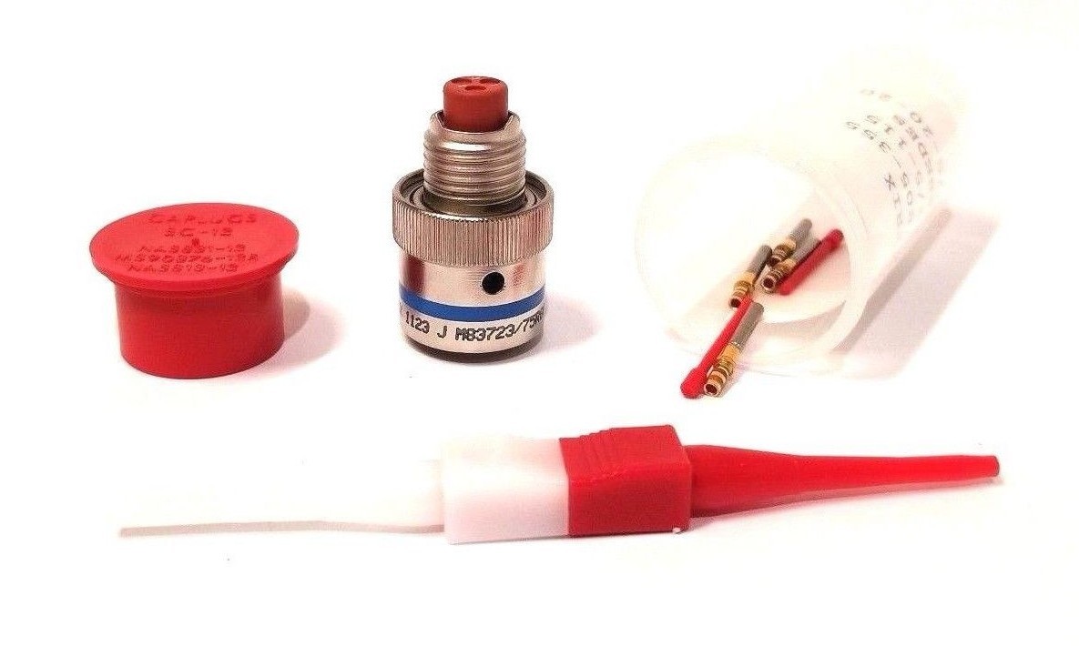 NEW M83723/75R803N 3 Position MIL-SPEC Circular Connector Plug | eBay