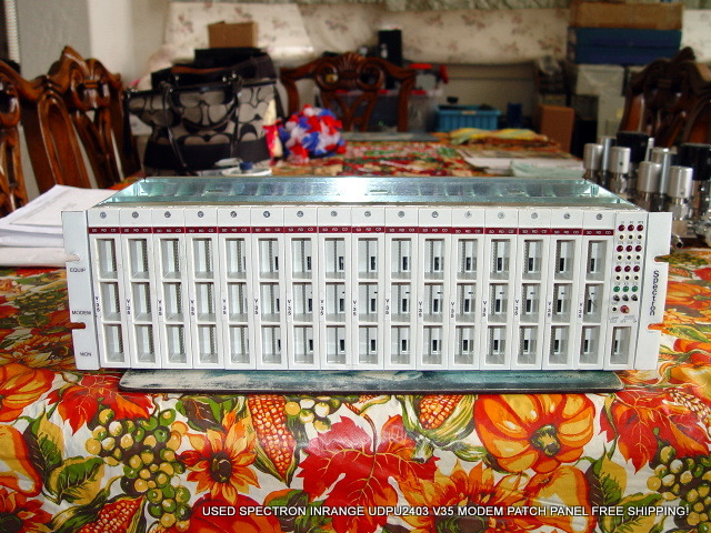 USED SPECTRON INRANGE UDPU2403 V35 MODEM PATCH PANEL FREE SHIPPING! | eBay