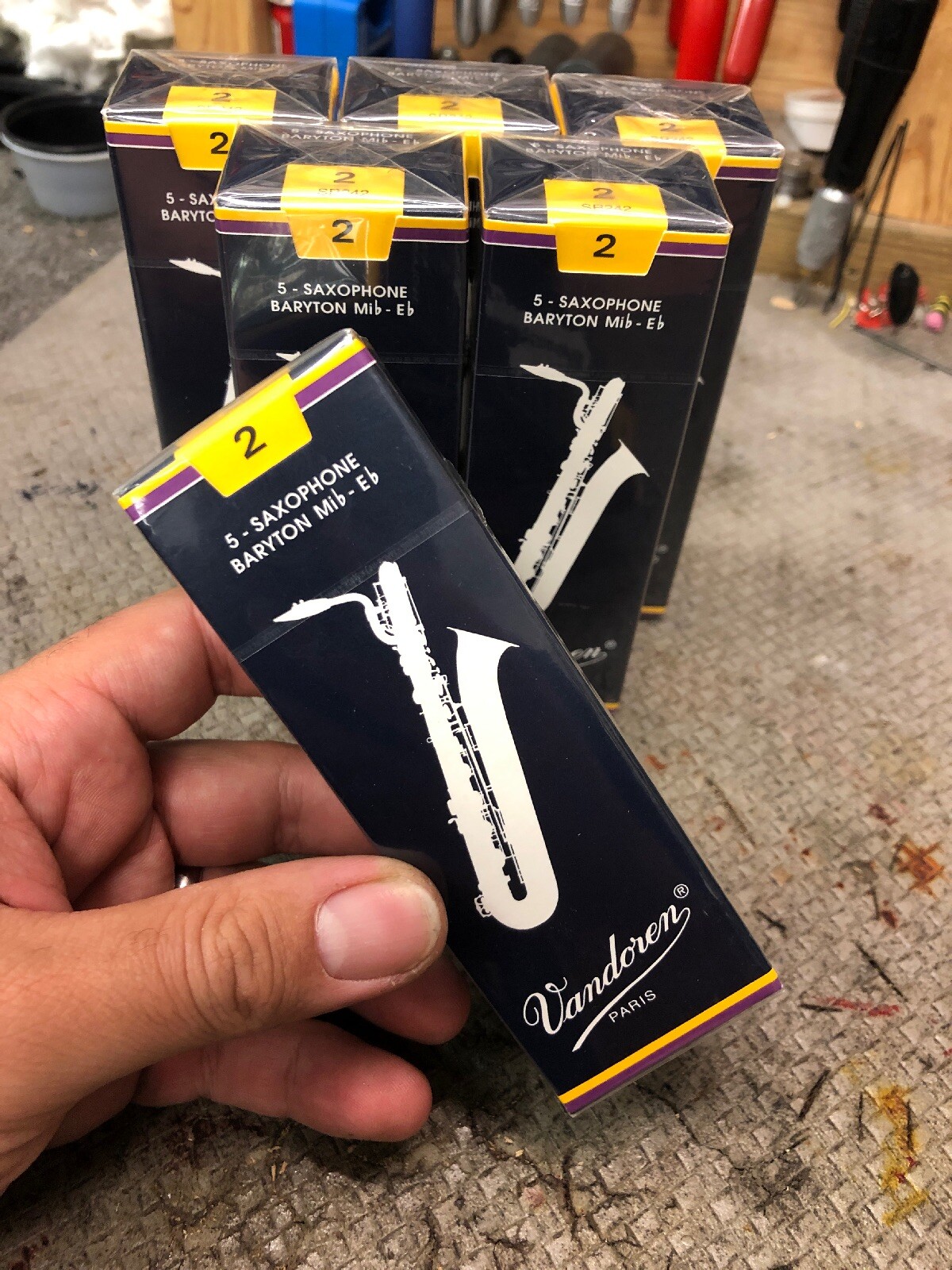 Vandoren Baritone Saxophone Reeds, Strength 2, Box of 5 | eBay