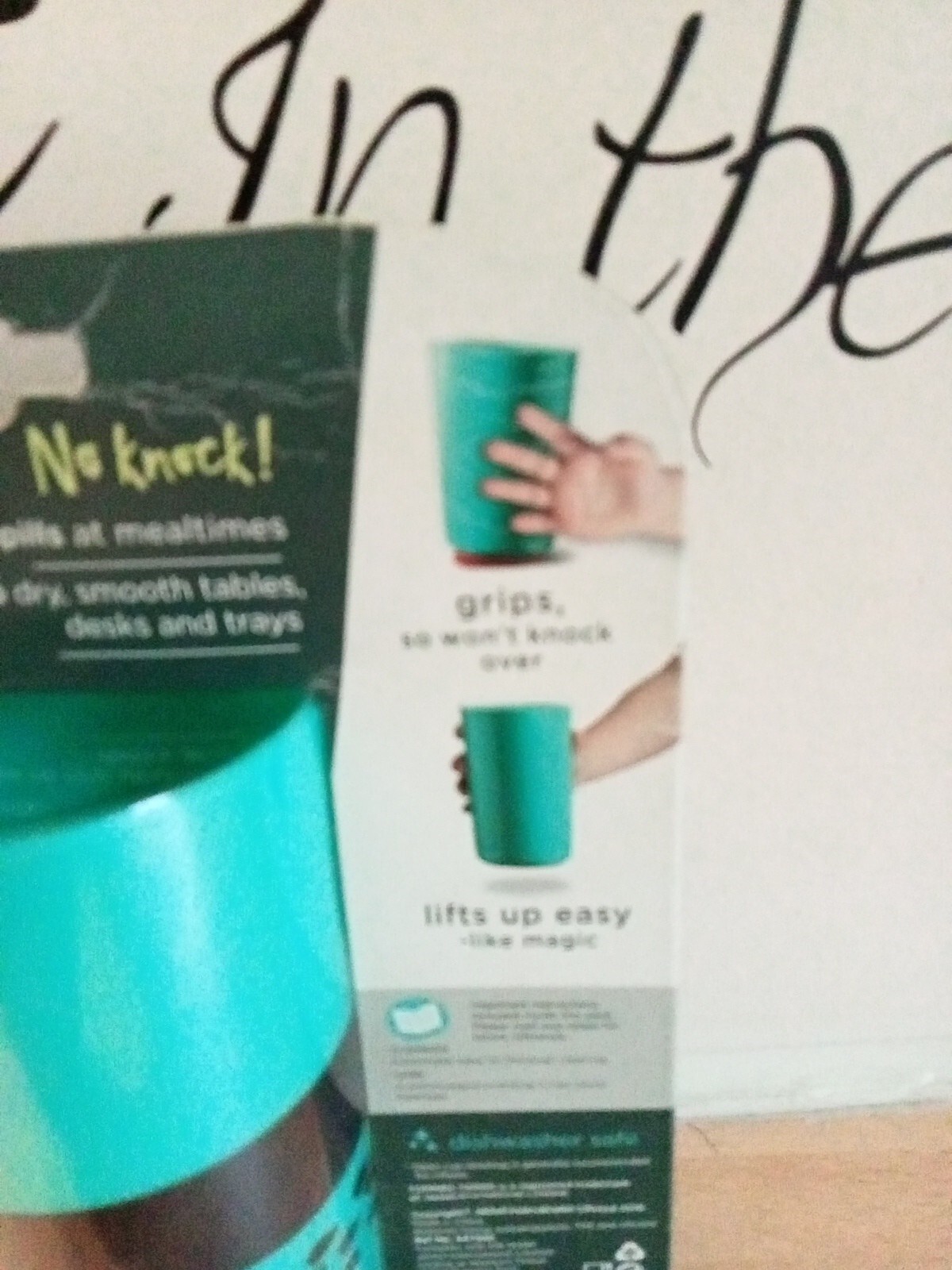 Tommee Tippee No Knock! Drink Cup Spill Proof Clever Grip Toddler 12m ...