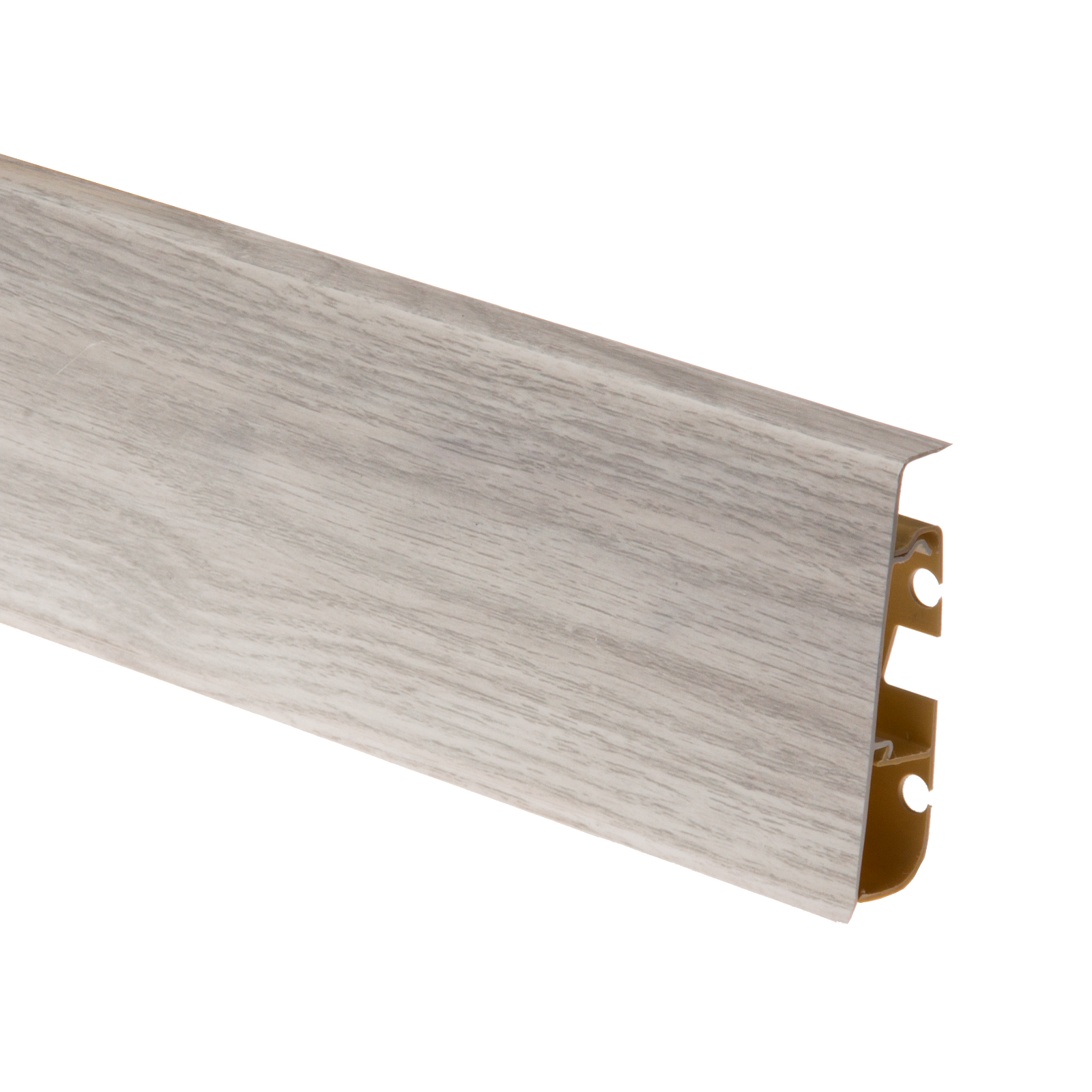 PVC Skirting Board Cable Cover 2.5m Flexible Edge 75mm Various Colours ...