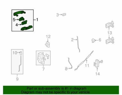 Genuine GM 2007-2015 Chevrolet Saturn Rear Passenger Side Door Handle ...