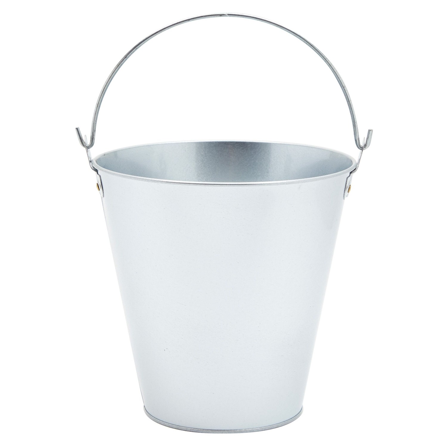 6-Pack Large Galvanized Bucket for Party - Metal Tin Ice Pail for Beer ...