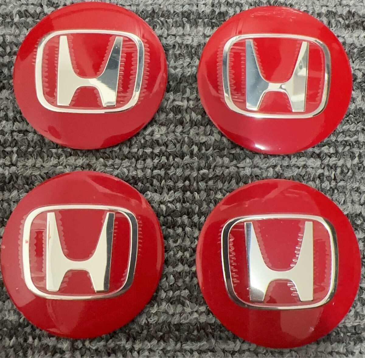 Honda wheel center cap sticker 56mm 4 pieces red | eBay