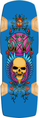 SMA HUMPSTON FLYING SKULL LTD SKATEBOARD DECK-11X33 BLUE DIP | eBay