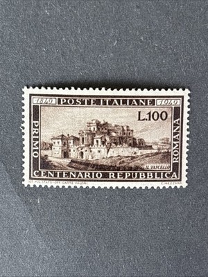 ITALIA REPUBBLICA 1949 REPUBBLICA ROMANA LIRE 100 NUOVO | eBay