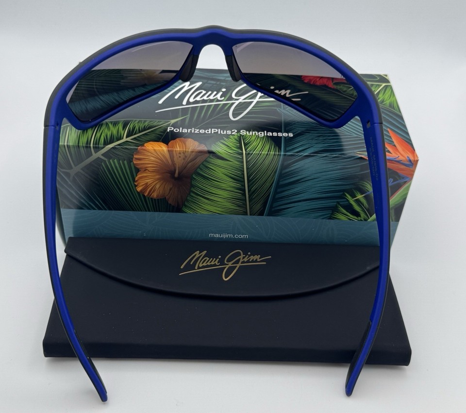 Maui Jim Southern Cross B815-02- Matte Black Frame / Blue Hawaii Lens | eBay