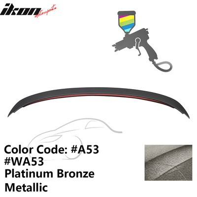 For 06-11 BMW 3-Series E90 AC Style #A53 Platinum Bronze Metallic Trunk ...