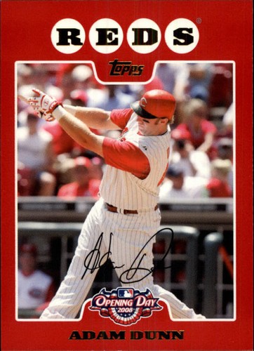 2008 Topps Opening Day #153 Adam Dunn Card | eBay