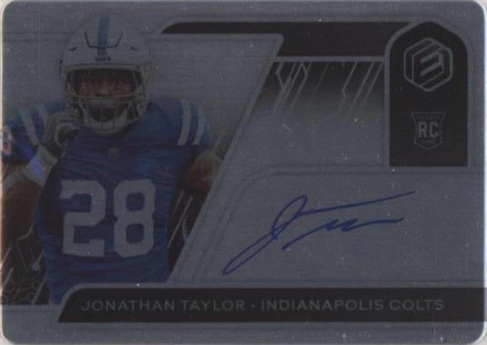 2020 Panini Elements - RPS Rookie Signatures Jonathan Taylor #135 /125 ...