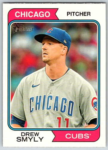 2023 TOPPS HERITAGE DREW SMYLY CHICAGO CUBS #347 | eBay