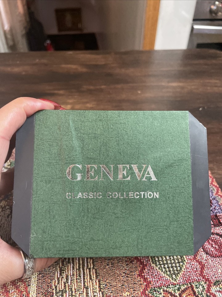 Geneva Classic Collection Quartz Watch Gift Set Box Men Women His/Her ...