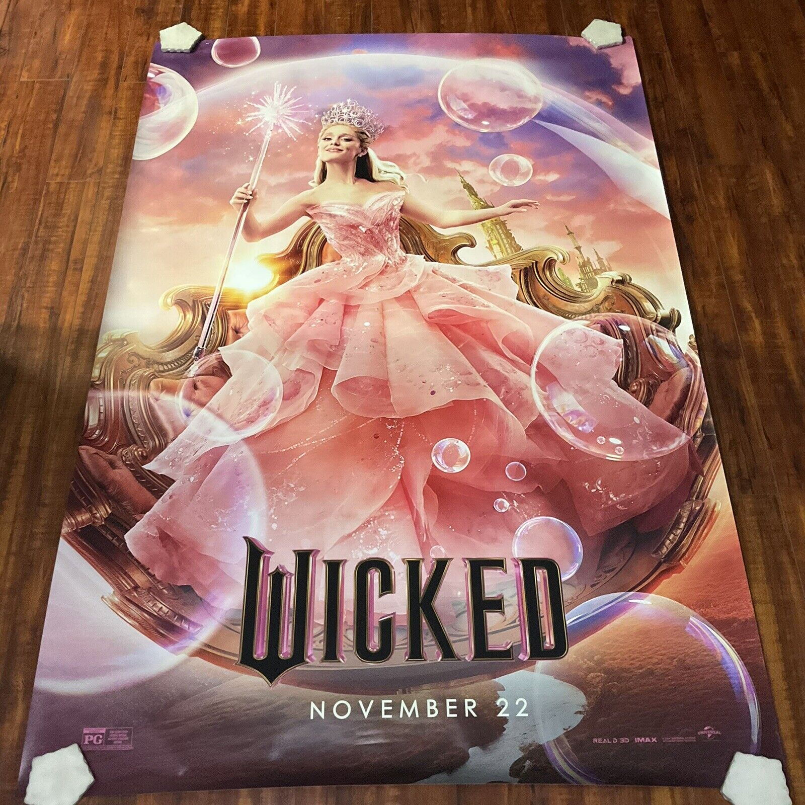 WICKED #Ariana Grande Universal Orig.D/S Bus Stop Movie Poster 48x70in ...