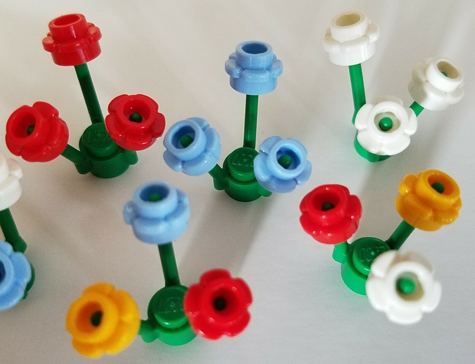 NEW Lego lot of 112 pieces - Green Plant Flower Stems and Petals ...