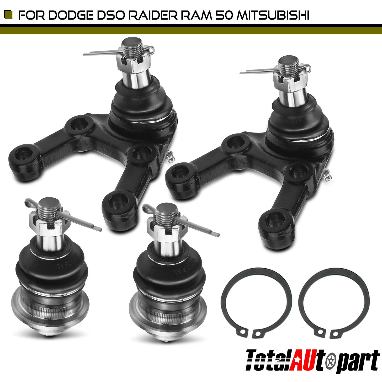 4x Front Lower & Upper for Dodge D50 1982 Power Ram 50 Raider Ram 50 ...