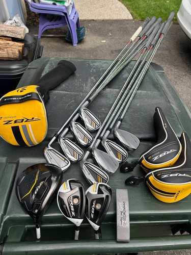 TaylorMade Golf Set(Rocketballz RBZ Driver(adj)&hybrids) RBladez irons ...