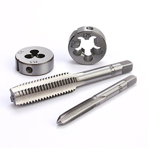 Efficere 40-Piece Premium Tap And Die Set, Metric Screw Threads M3, M4 ...