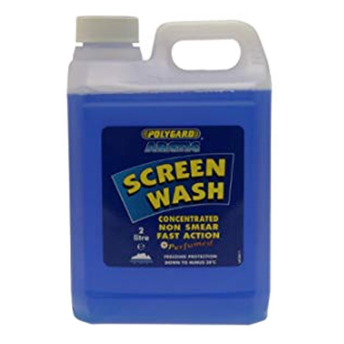 Polygard Artic Concentrated Screen Wash 2ltr Non-smear Fast Action ...