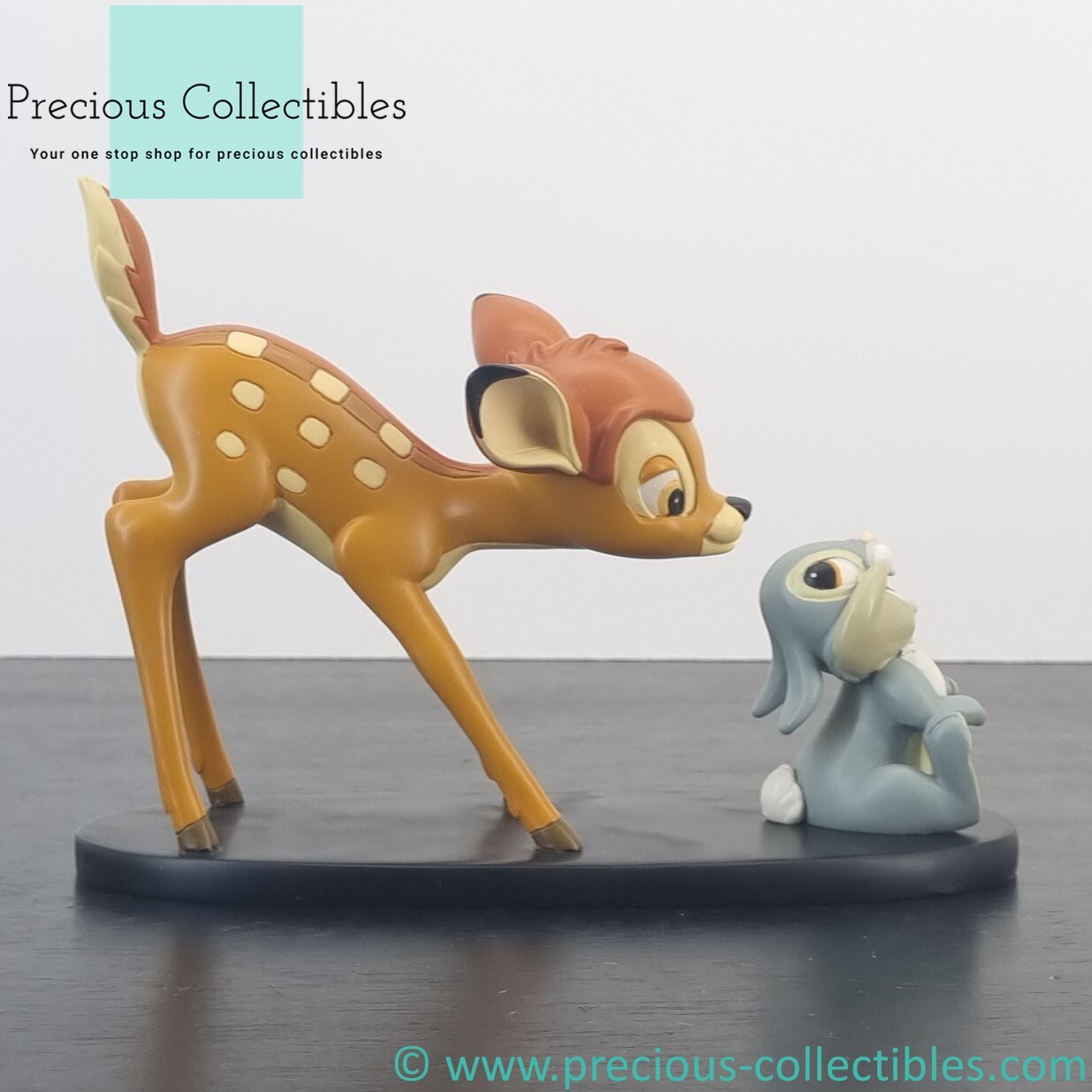 Extremely Rare! Vintage Bambi with Thumper statue. Walt Disney ...