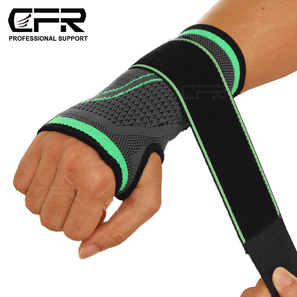 Tennis Wrist Hand Brace Support Carpal Tunnel Strap Sprain Sport Gym ...