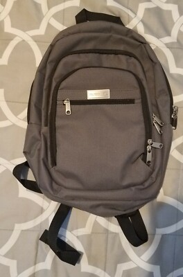 PROTOCOL GEAR BACKPACK - GRAY / STURDY / CANVAS / 10"W x 16"H x 4"D / 4 ...