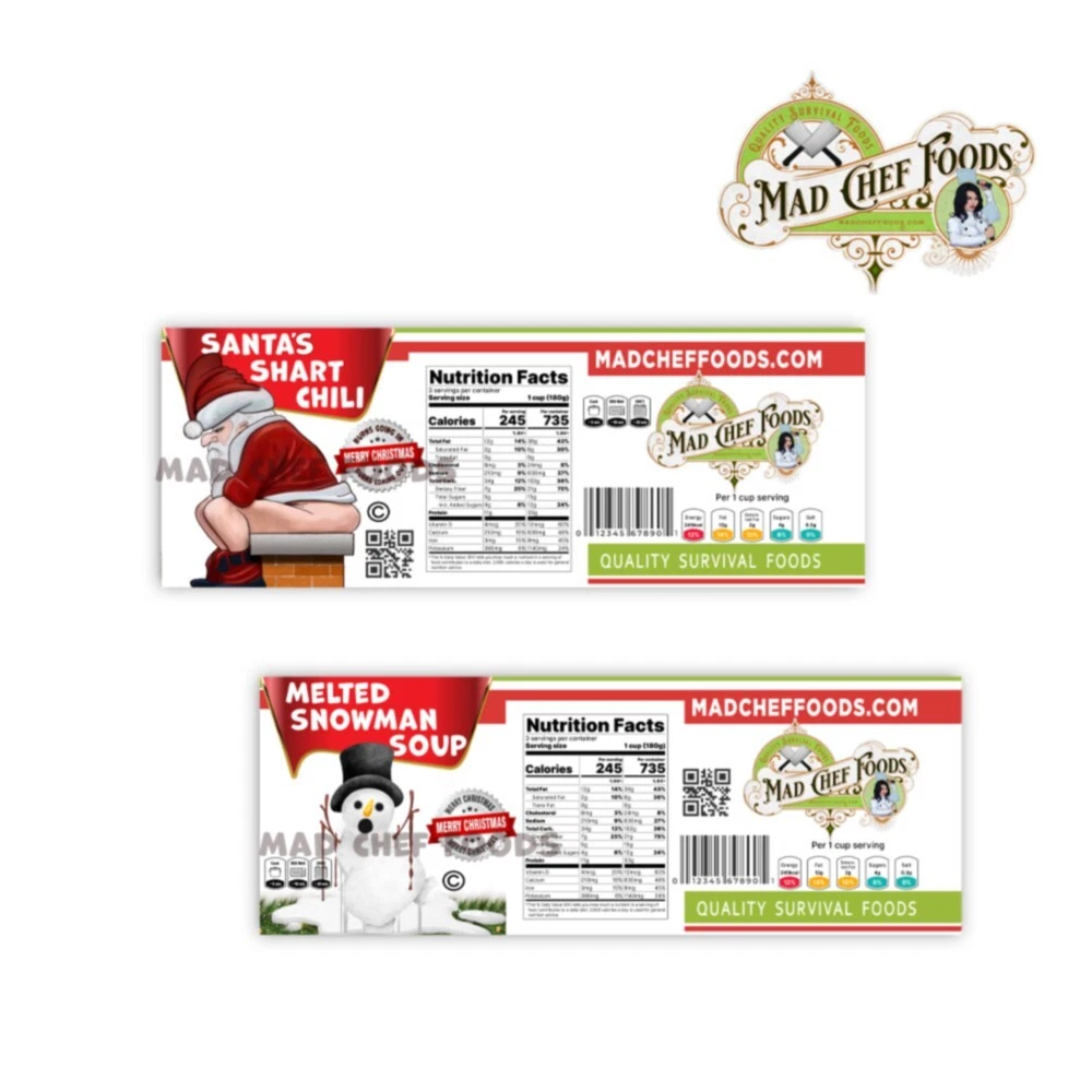 Frozen Melted Snowman Labels