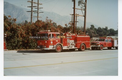 Fire Truck 32 Los Angeles County Fire Department CA Photo #385 | eBay