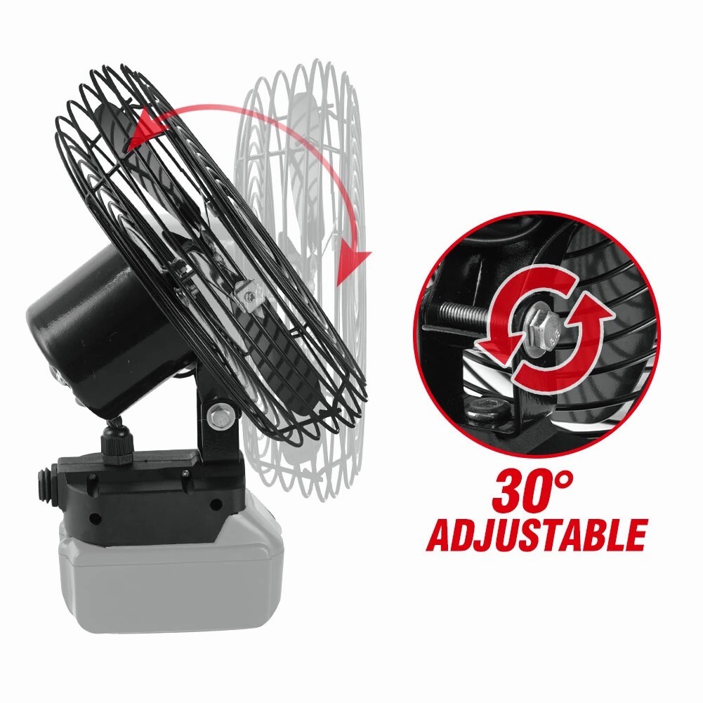 10000RPM High Power Fan Cordless Iron Fan for Dewalt Milwaukee Makita ...