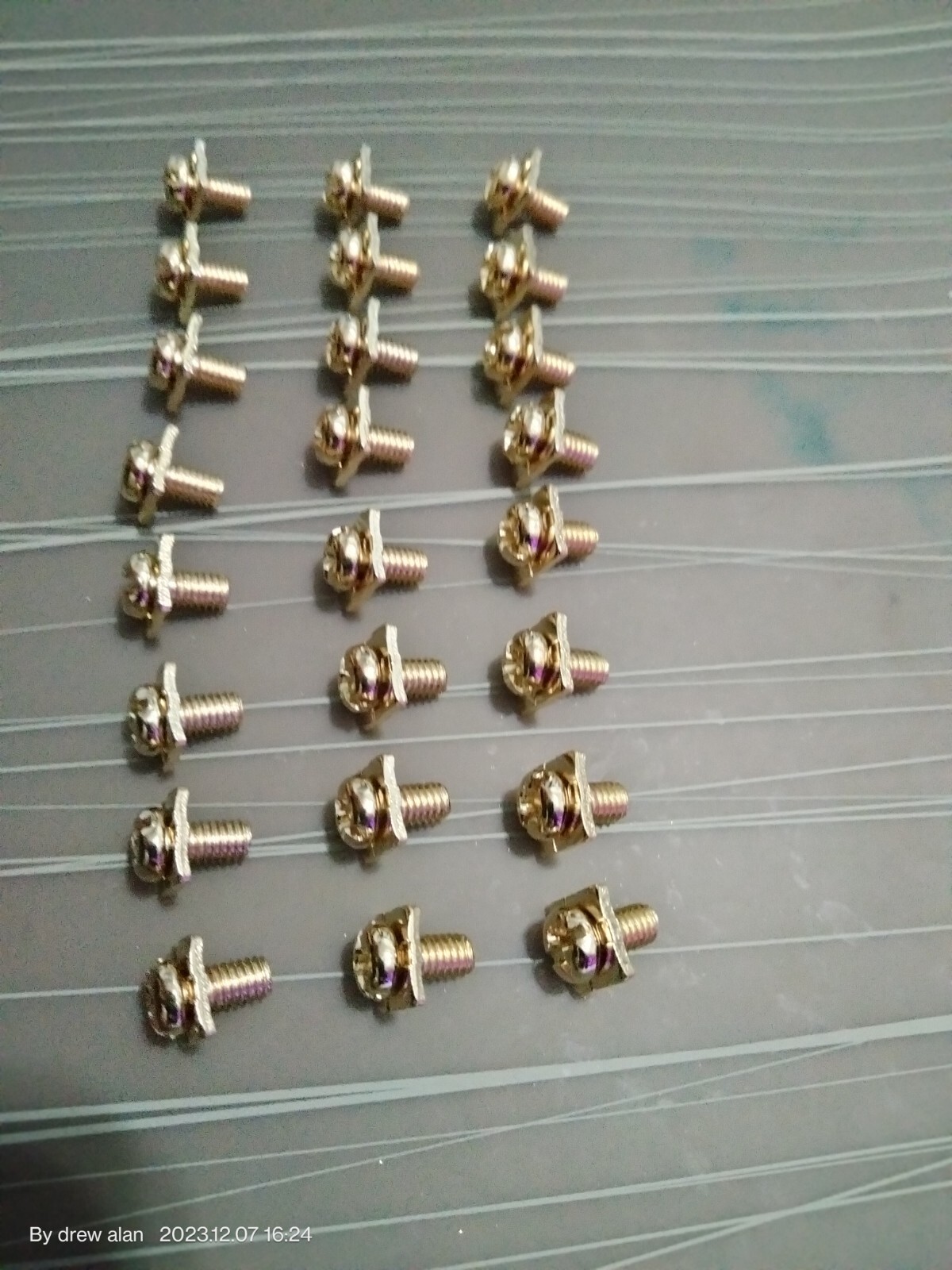 Gold Plated M4 Screws For Old School Amplifiers Amps 8.4*8.4mm Qnty: 24 ...