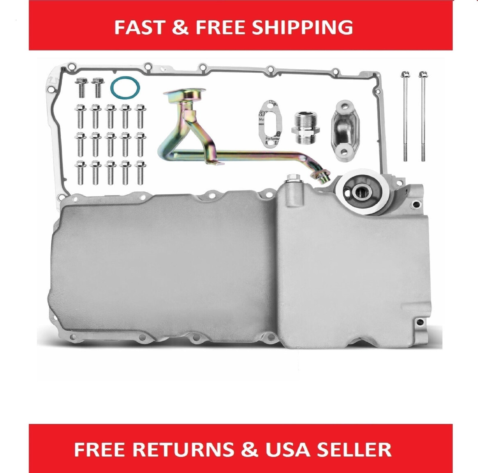 LS Swap Retrofit Low Profile Oil Pan Kit for GM LS2 LS1 LS3 Engine 55 ...