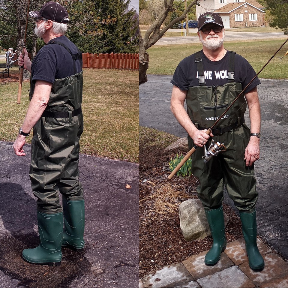 Waiters Fishing Waders Waterproof Overall Chest Waders With Wading ...