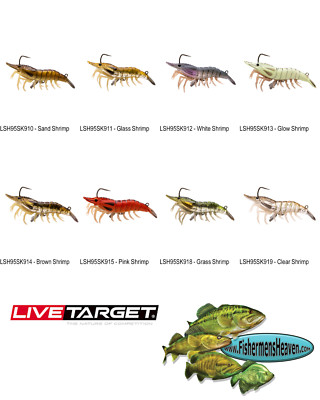Live Target LIVE Shrimp Jig Bait (LSH95SK) 3/8oz Your Choice from Any 8 ...