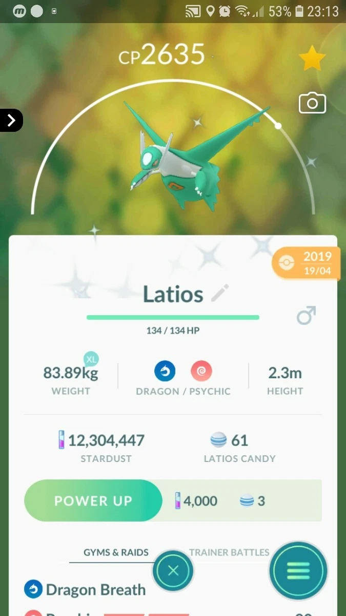 Pokemon Latios Shiny