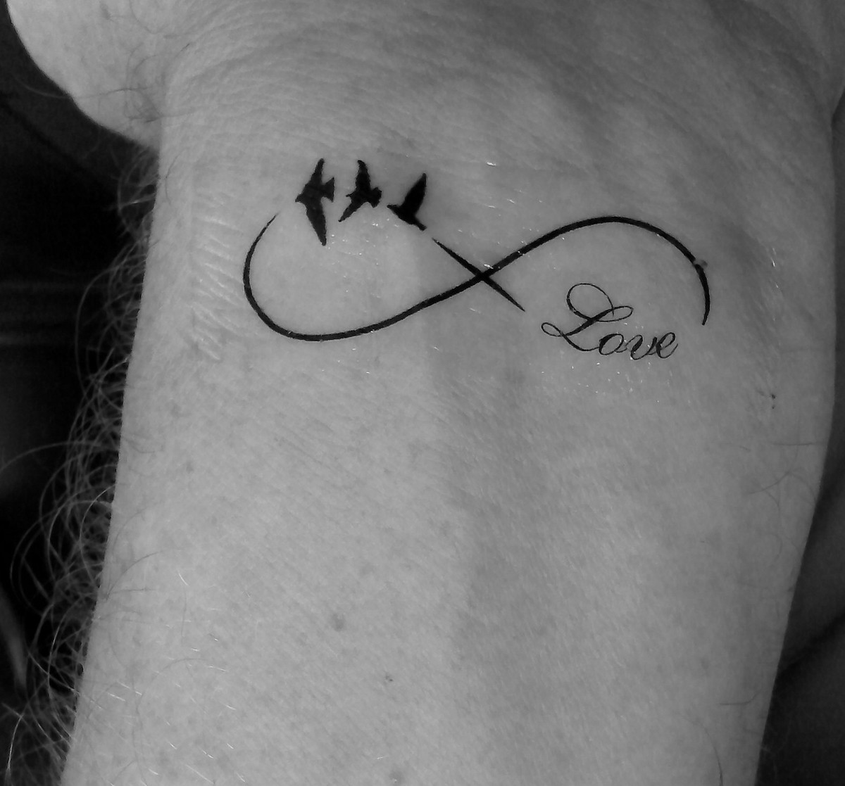 Infinity Tattoos On Ankle