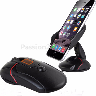 Rotating Car Windshield Mouse Stand Mount Holder Bracket for iPhone ...