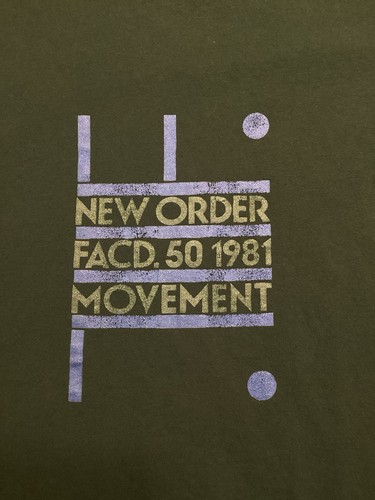 New Order Shirt Size 3XL Green FACD 50 1981 Movement | eBay