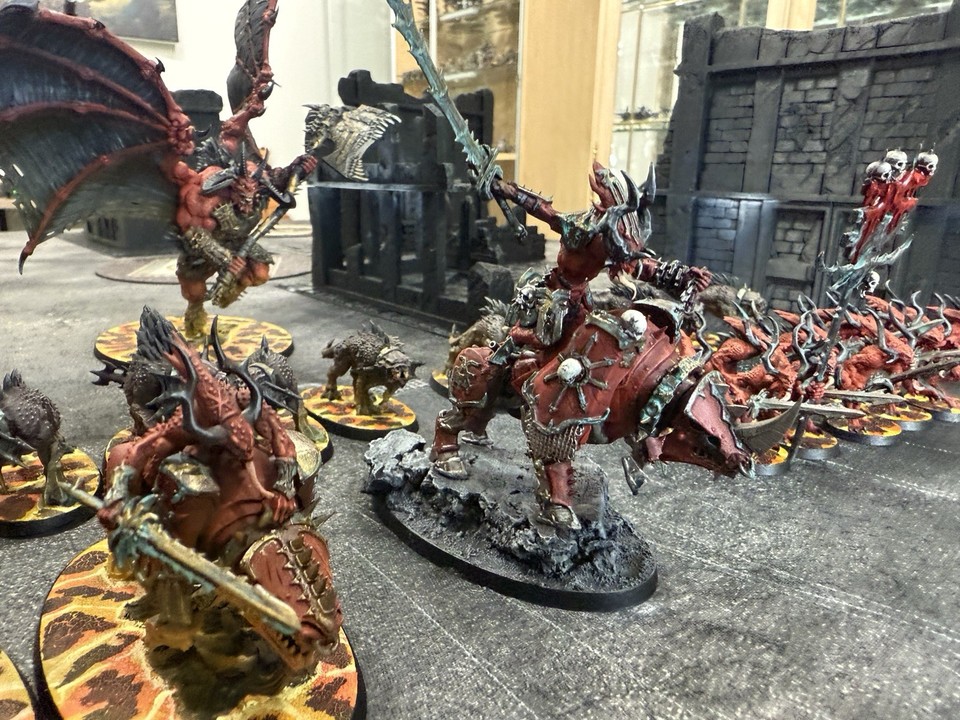 Warhammer 40K Khorne Daemons Army Painted Golden Demon | eBay