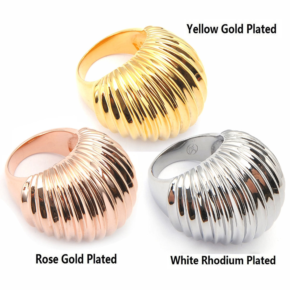 De Buman 18k Yellow Gold Plated, 18k Rose Gold Plated or White Gold ...