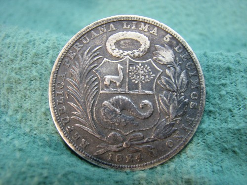 1924 Peru Un Sol SILVER Coin Gorgeous 100 Year Old Large Silver Coin | eBay