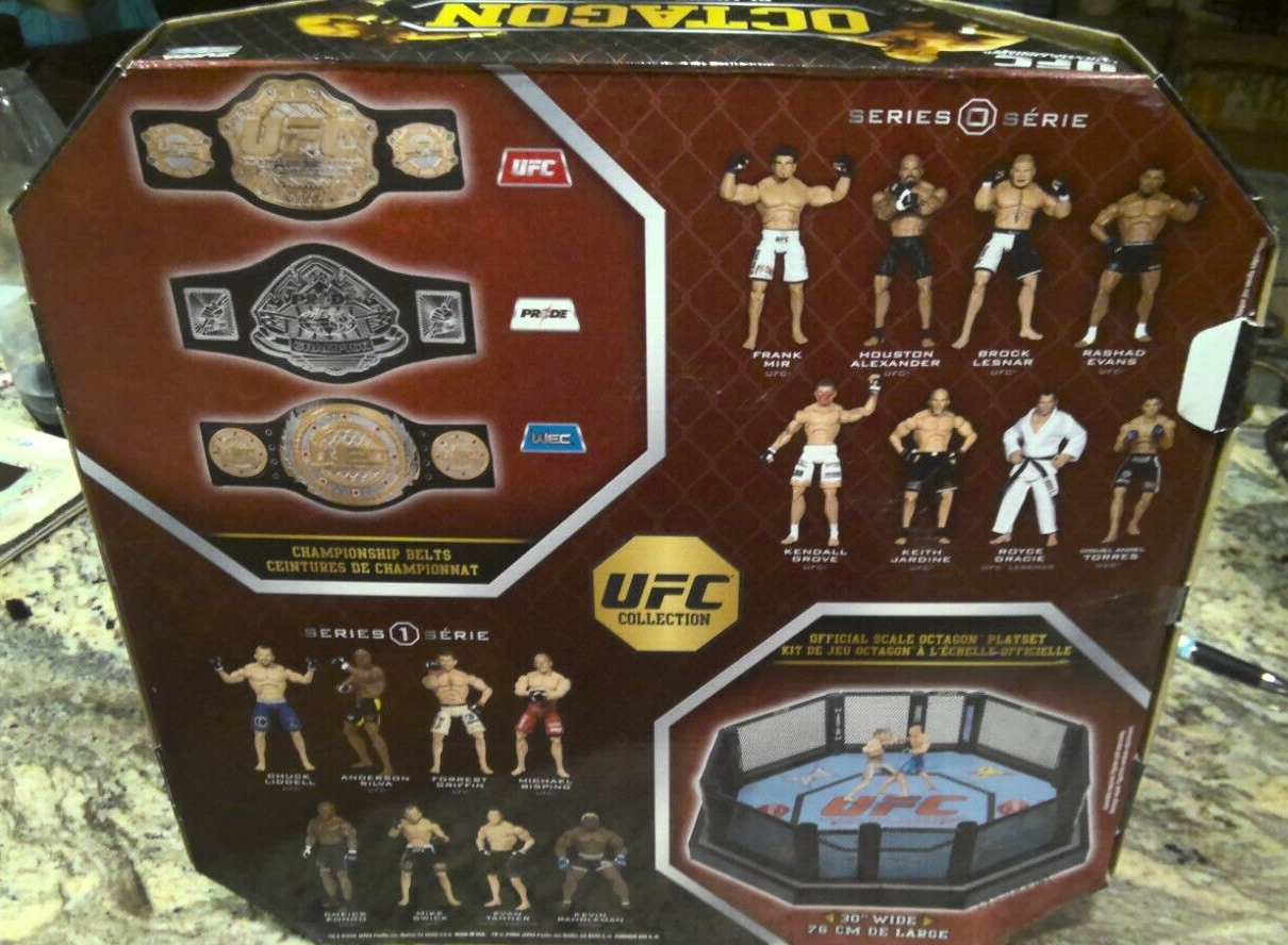 UFC Ultimate Fighting Championship OCTAGON Ring Playset Zuffa Jakks ...