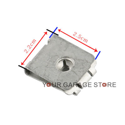 x4 Halteklammer Klemmschelle Blechmutter 0019949845 Für Mercedes W124 ...