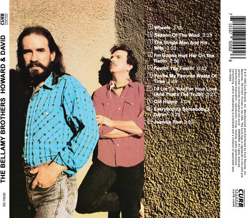 The Bellamy Brothers - Howard & David [Used Very Good CD] Alliance MOD ...
