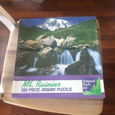 MT Rainier National Park Washington 550 Piece Jigsaw Puzzle - NEW ...